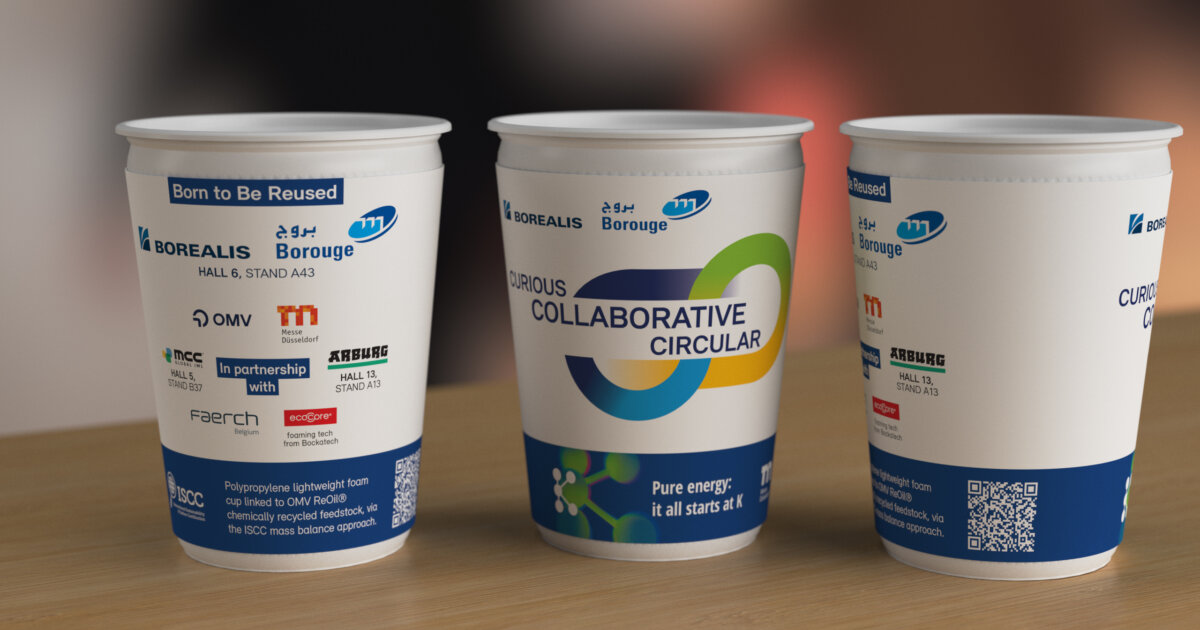 The circular journey of K 2025's reusable cups - Borealis