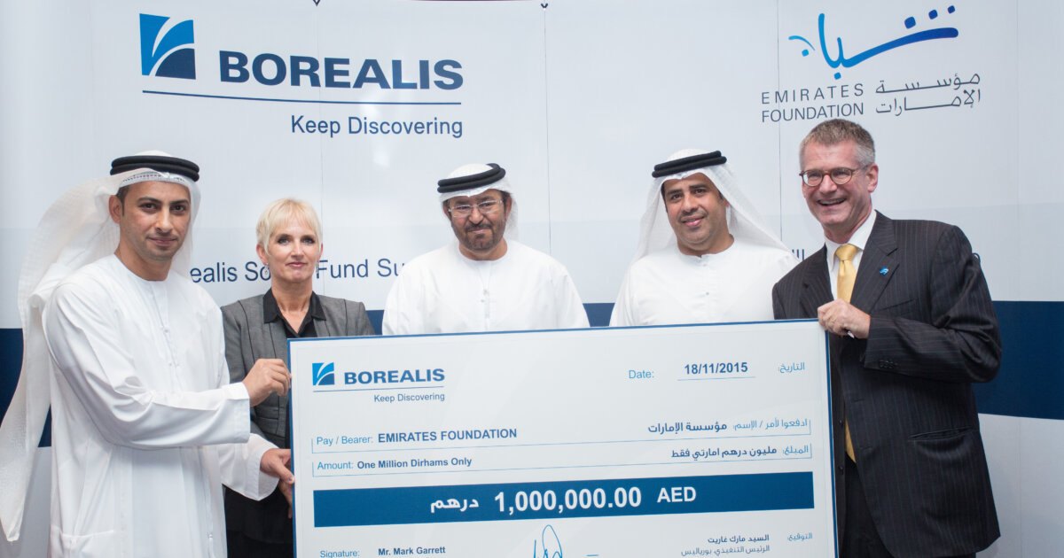 Borealis continues to support the Emirates Foundation in the UAE - Borealis
